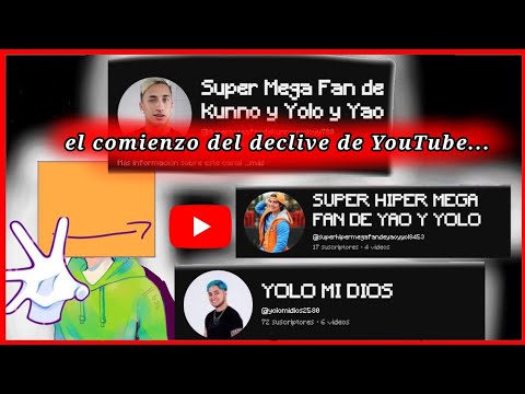 𝙀𝙡 𝙘𝙤𝙢𝙞𝙚𝙣𝙯𝙤 𝙙𝙚𝙡 𝙙𝙚𝙘𝙡𝙞𝙫𝙚 𝙙𝙚 𝙔𝙤𝙪𝙏𝙪𝙗𝙚 ⁑𝙇𝙤𝙨 𝙮𝙤𝙪𝙩𝙪𝙗𝙚𝙧𝙨 𝙦𝙪𝙚 𝙨𝙚 𝙥𝙚𝙡𝙚𝙖𝙣 𝙘𝙤𝙣 𝙩𝙤𝙙𝙤𝙨⁑ - YouTube