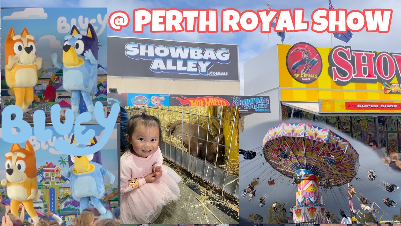 BLUEY at Perth Royal Show 2021 | Bluey Mascot | Showbag - YouTube