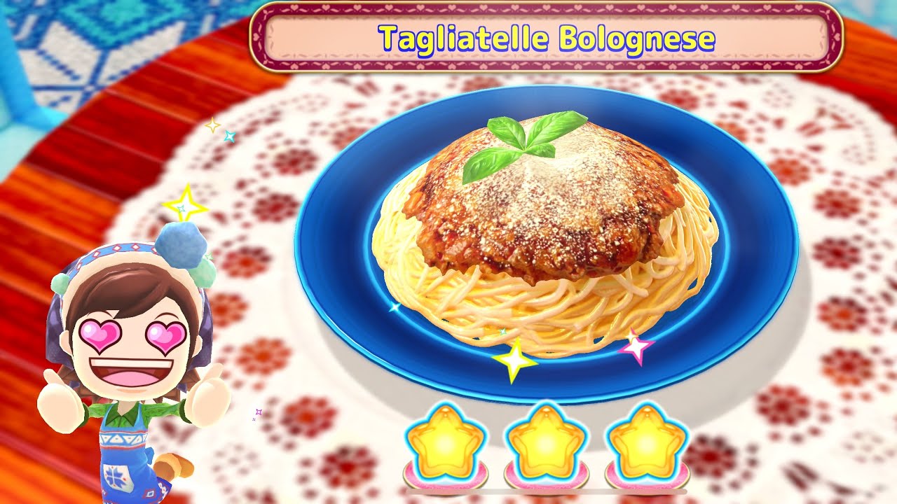 Cooking mama cuisine gameplay #23 NO COMMENTARY// Tagliatelle Bolognese ...