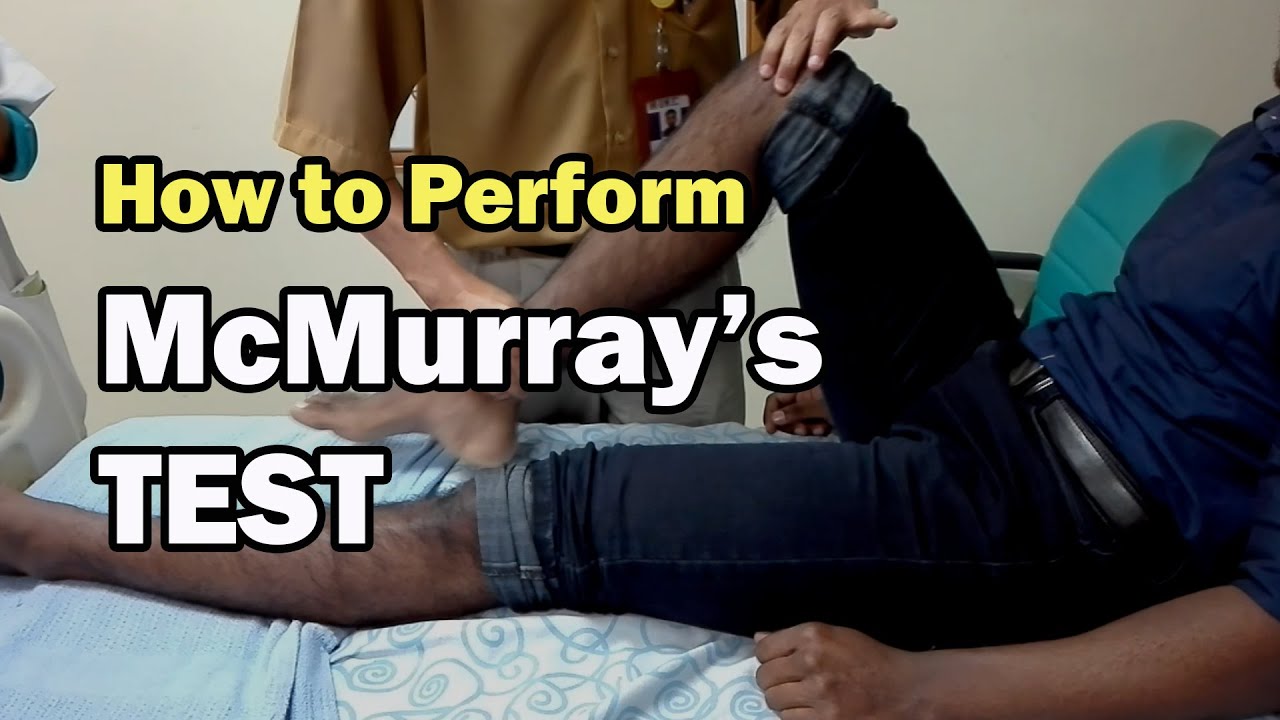 McMurray Test - YouTube