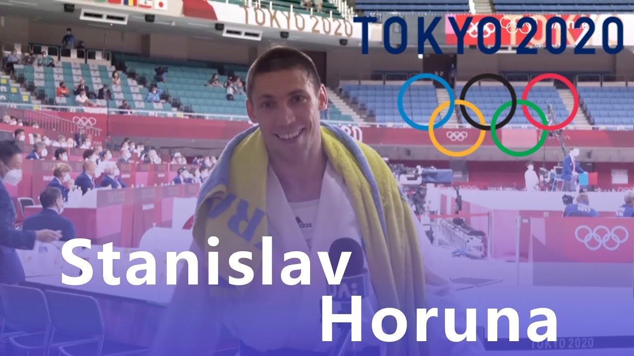 Tokyo 2020 Olympics. Stanislav Horuna. Bronze medalist. Interview - YouTube