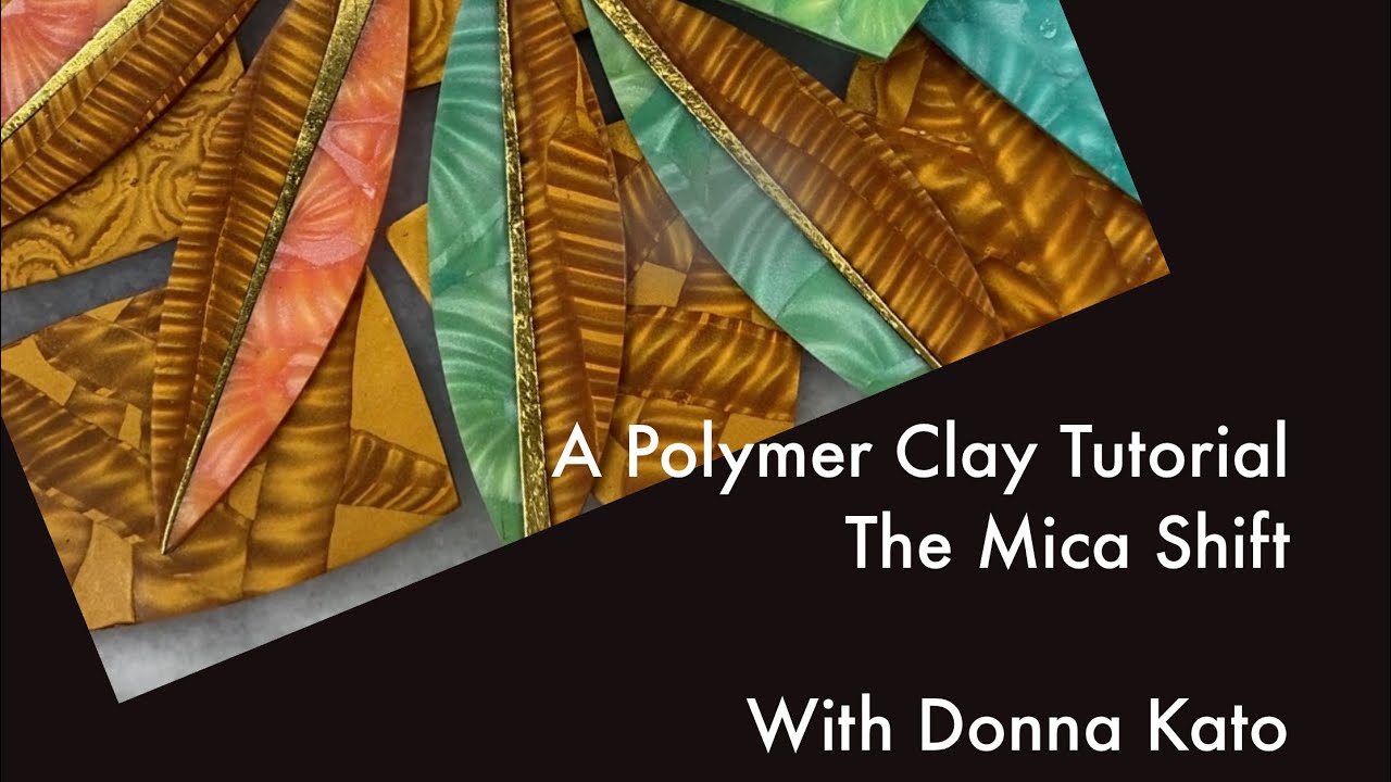 A Polymer Clay Basic Tutorial: Mica Shift, The Snail, The Ghost Image - YouTube