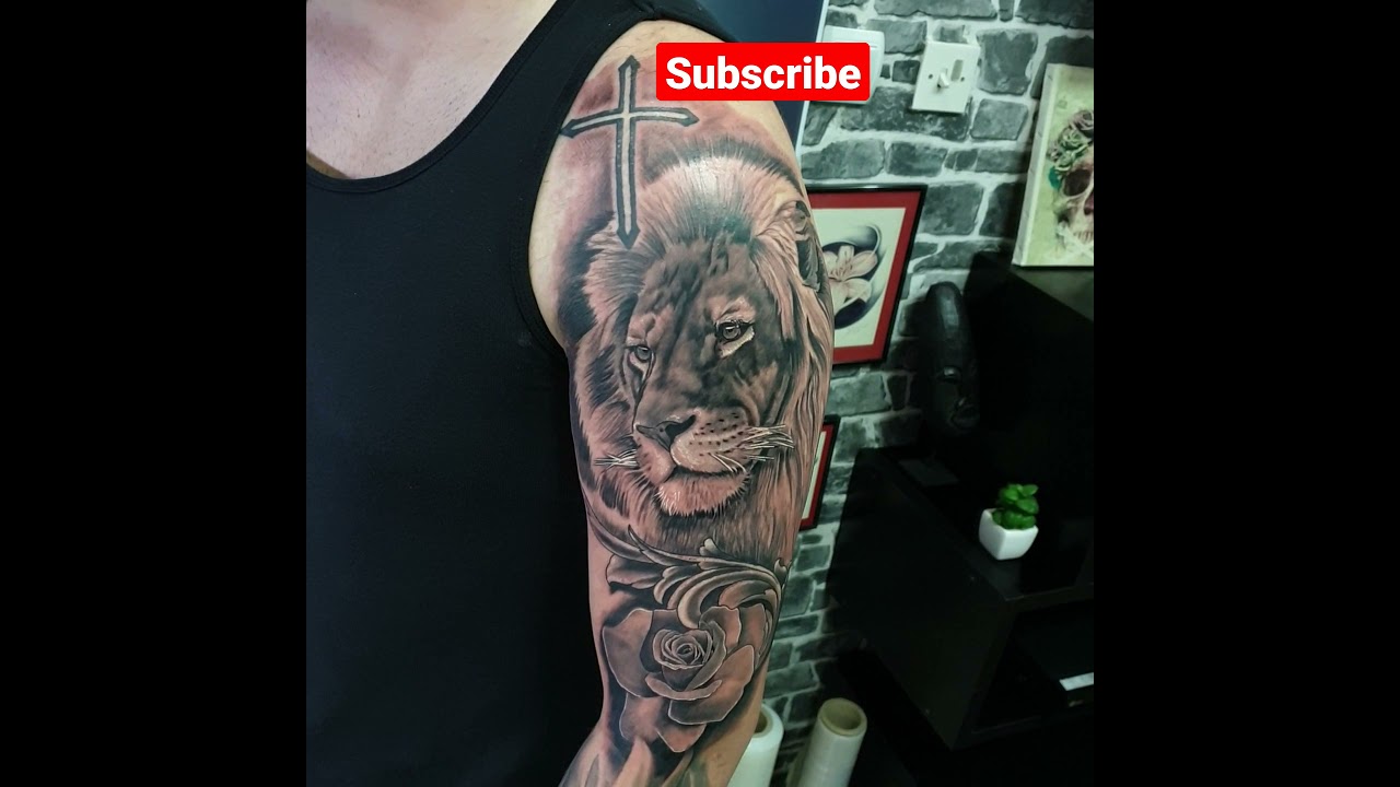 Lion tattoo, Tetovaza Lav, #shorts #tattoo #lion - YouTube
