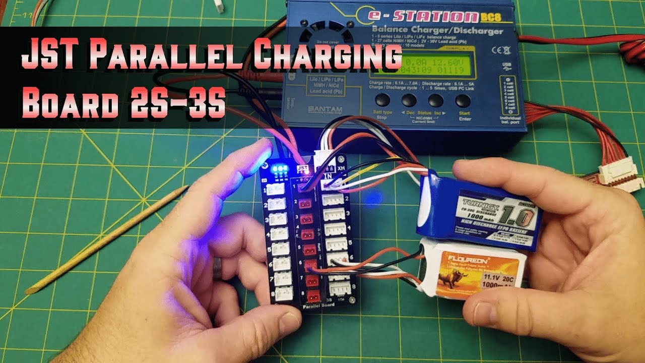 JST 2 3S Parallel Charging Board Review - YouTube