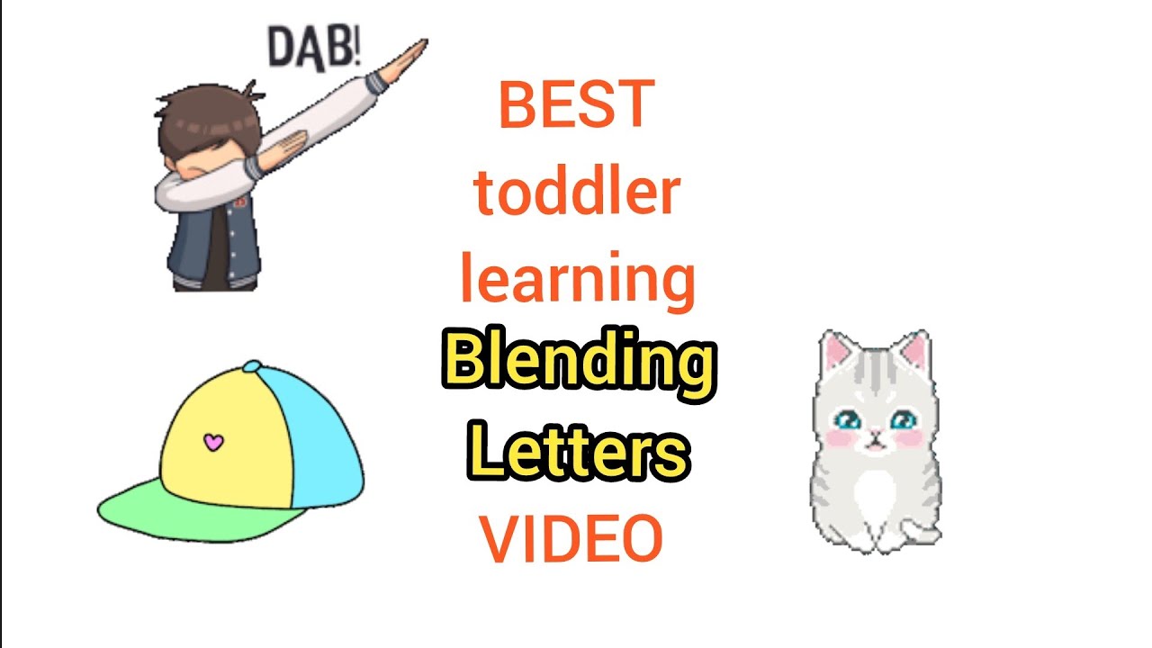 how to teach reading to toddlers|VIDEO 2|| BLENDING 3 LETTER WORDS- (3 ...