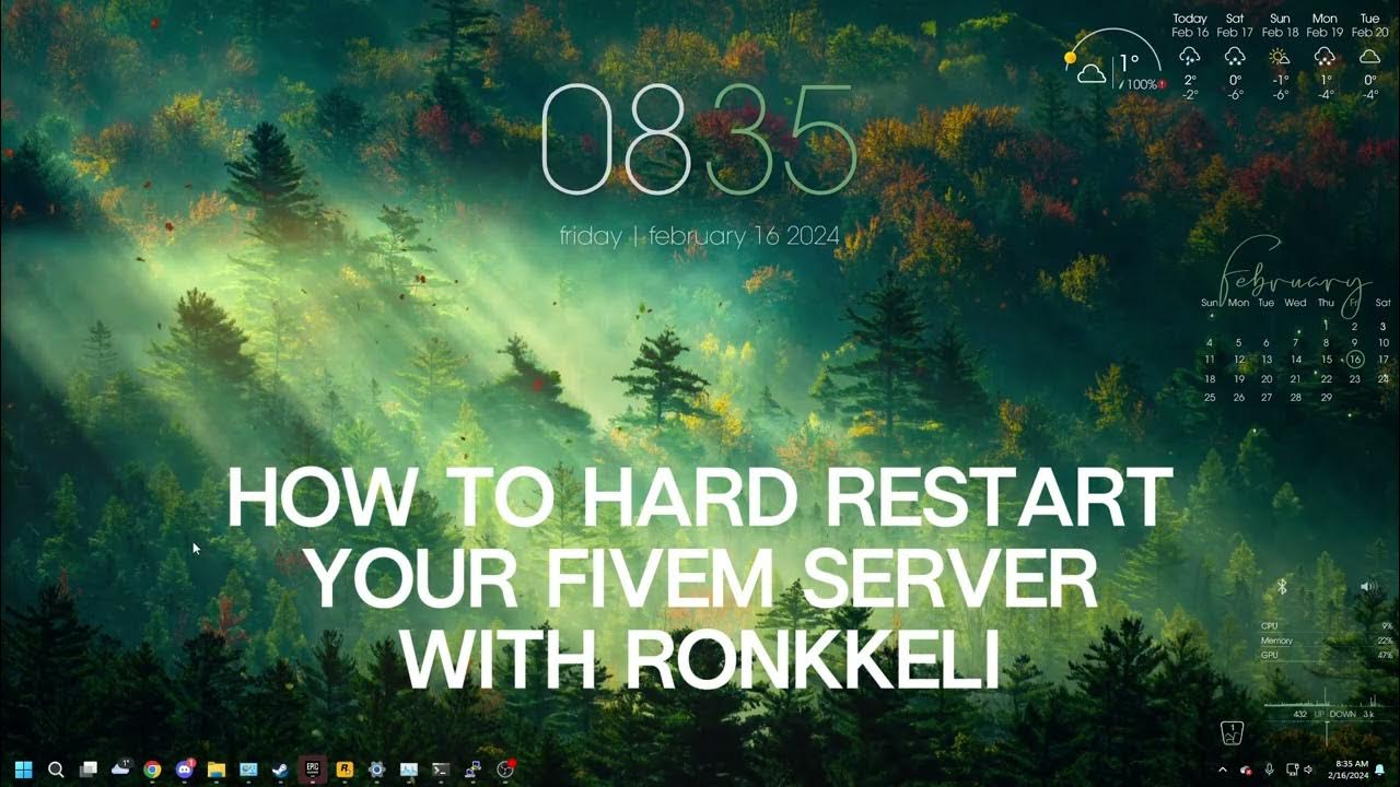 How to Hard Restart your FiveM Server? [Troubleshooting steps] - YouTube