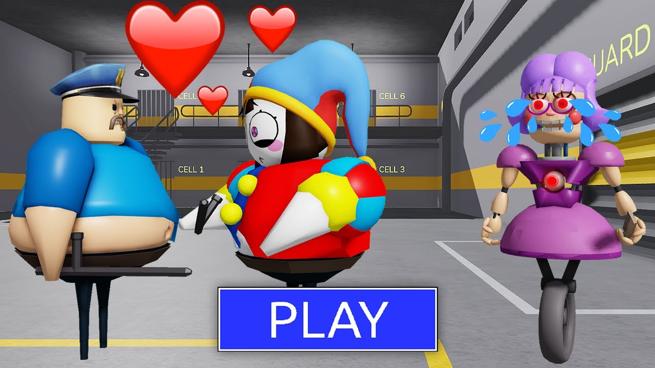 SECRET UPDATE | POMNI BARRY GIRL FALL IN LOVE WITH BARRY? SCARY OBBY ...
