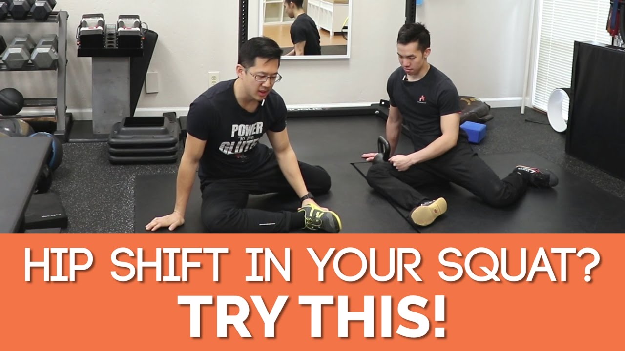 Hip shift in your squat? Try this hip mobility work! - YouTube