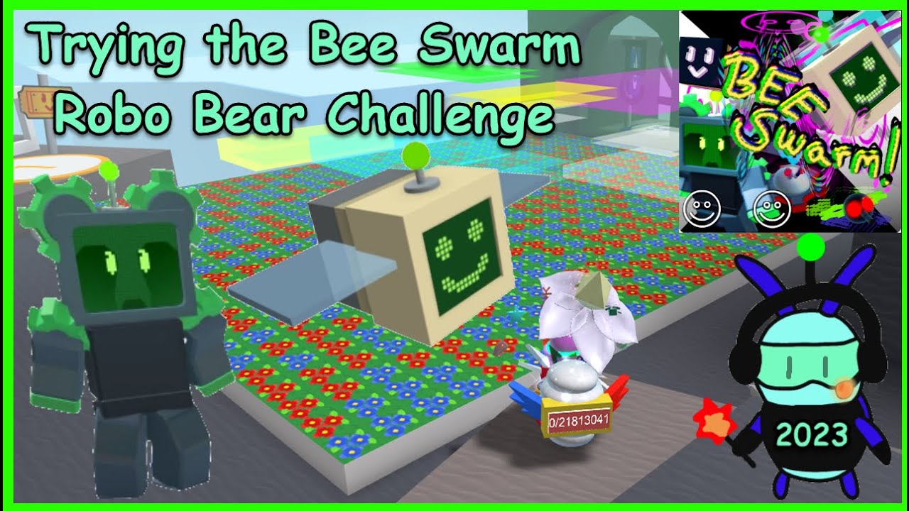 Trying the Robo Bear Challenge - Bee Swarm Simulator - YouTube