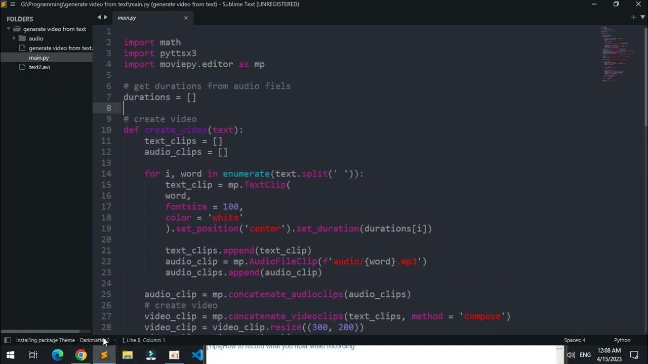 How To Change Sublime Text Theme - YouTube