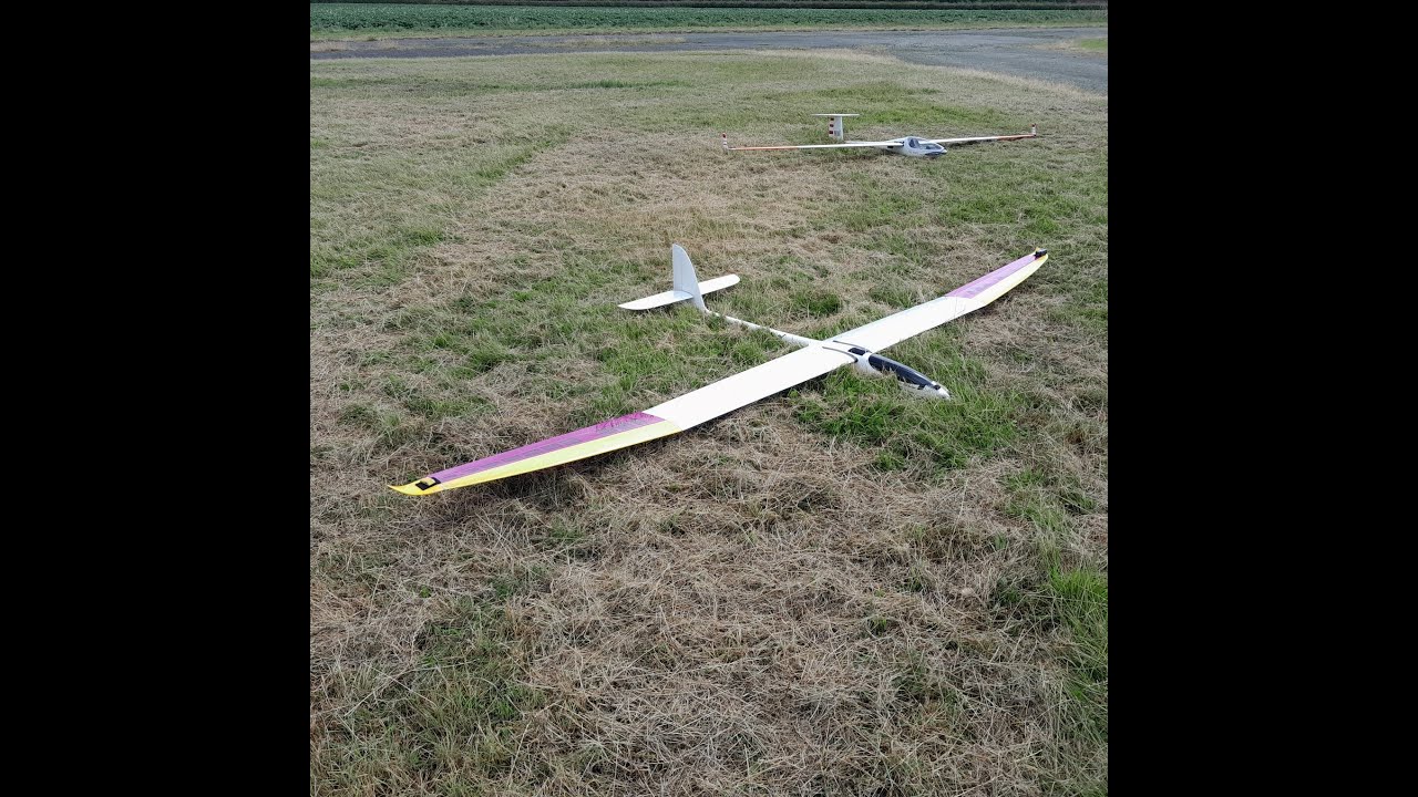 Forton: Epsilon Rc 3.5m Rc Glider: camera facing outwards - YouTube