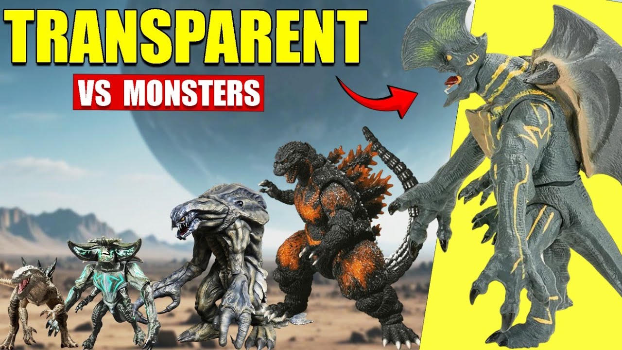 Trespasser Transparent vs Giant Monsters | 3D Monster Size Comparison ...