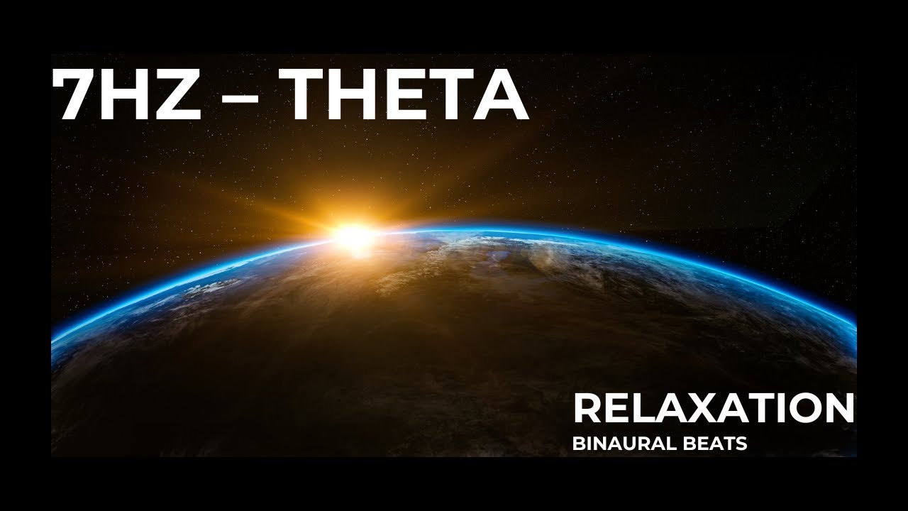 7HZ Theta | Relaxation | 1hr | Pure Sine Wave Binaural Beats - YouTube