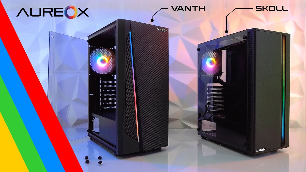 Gabinetes Gamer AUREOX ARX 205G Vanth - ARX 200G Skoll - YouTube