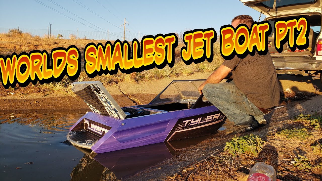 Worlds Smallest Jet Boat Part 2 - YouTube