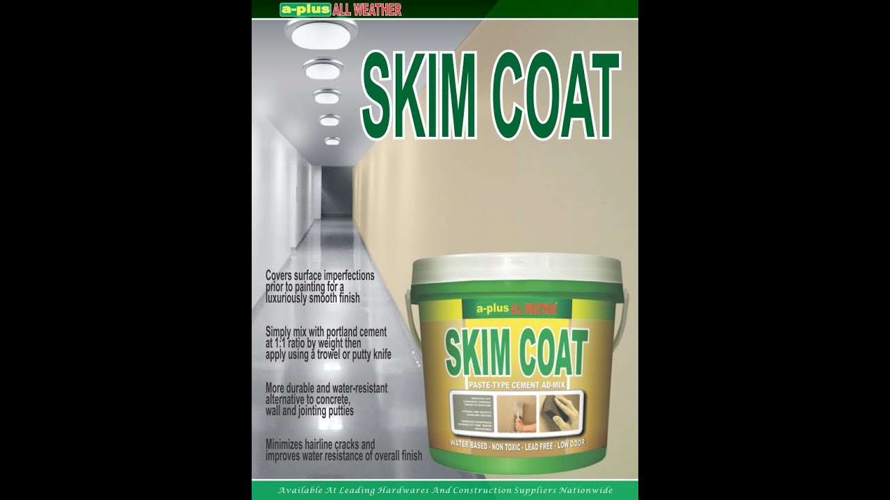 paano ito I apply liquid SKIM COAT at powder skim coat/paano iaplay at ...