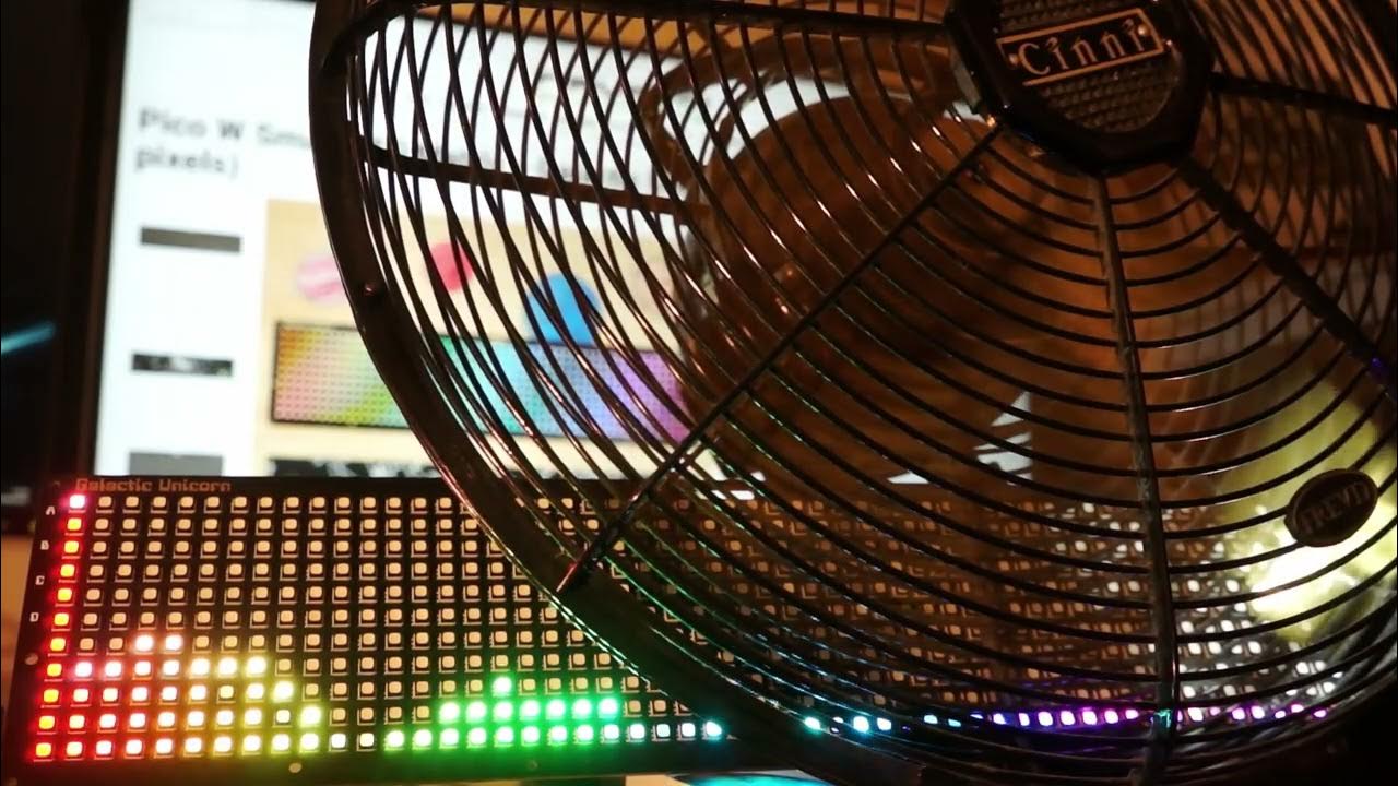 Spectrum Analysis of light sensor on Pimoroni Galactic Unicorn (an RGB LED display based on Pi ...