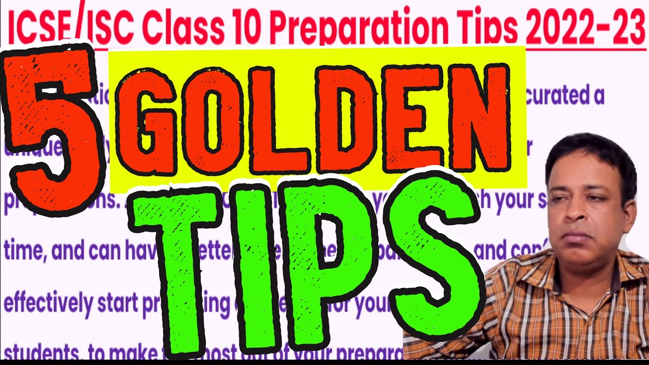 ICSE/ISC 2023 Board Exams- 5 Golden Rules will Do Wonderful for ICSE ...