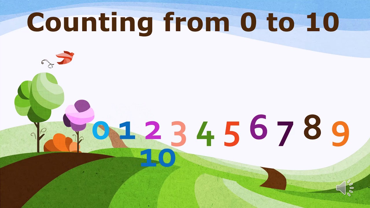 Numbers Counting from 0 to10/Learning to Count - YouTube