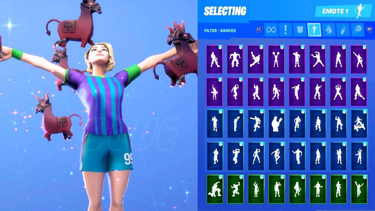 FINESSE FINISHER SKIN SHOWCASE WITH ALL FORTNITE DANCES & EMOTES - YouTube