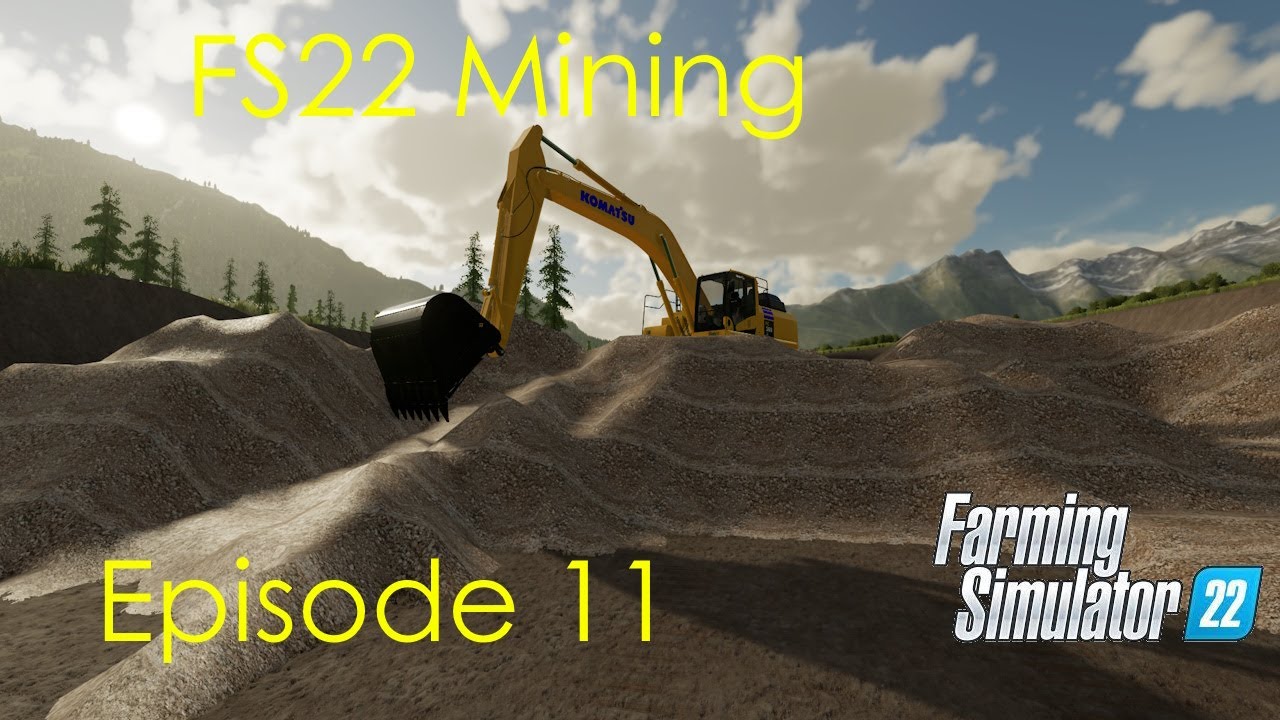 Making some serious progress! -- FS22 Gold Mining -- Episode 11! - YouTube