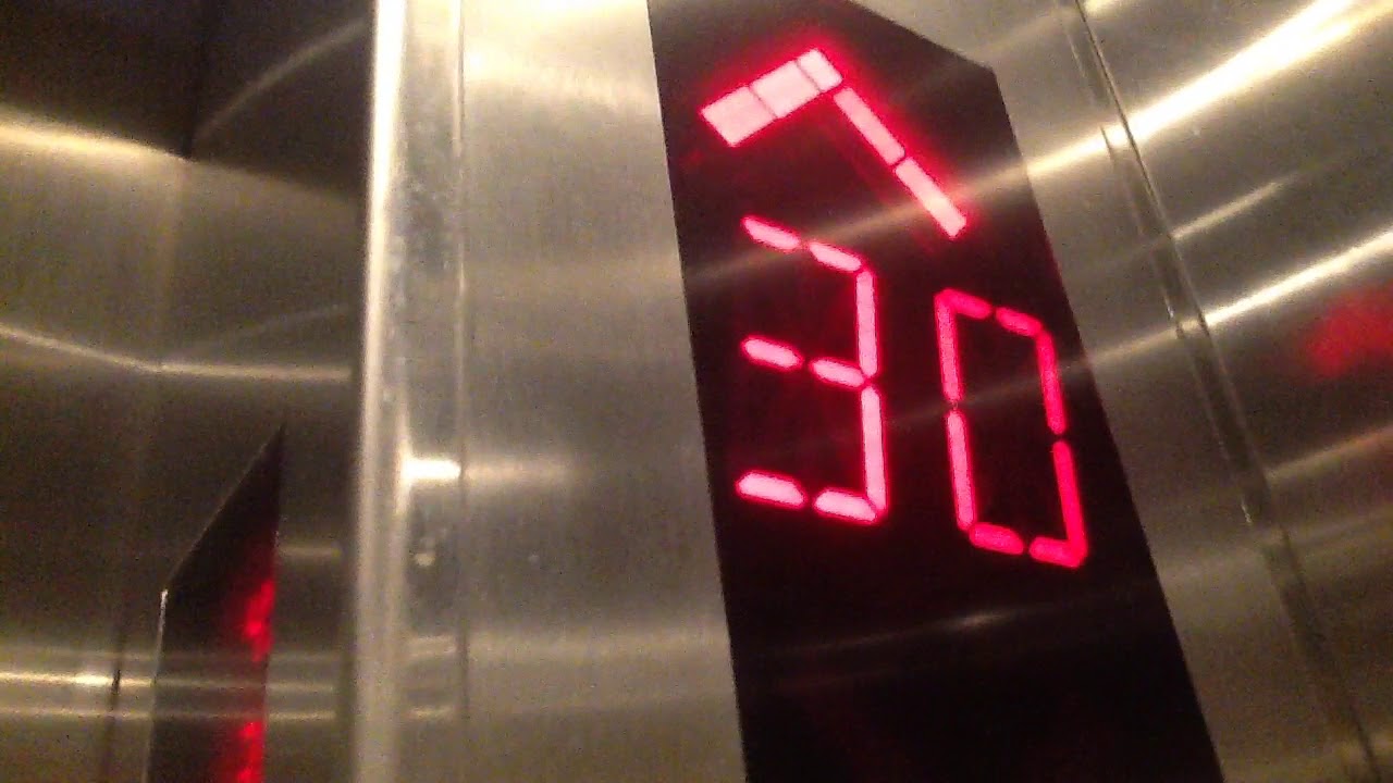Schindler Miconic 10 High-Speed High-Rise Elevators @ Marriott Marquis ...
