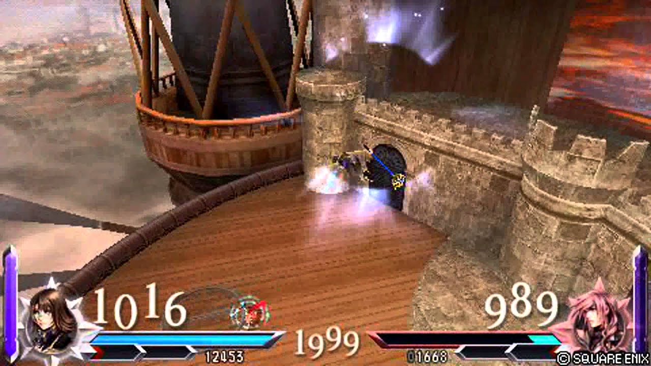 Dissidia 012 Mod - Yuna Vs Lightning - YouTube