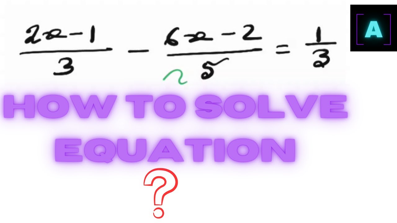 Equation Solving|Class 6 to 10|Linear Equation|Alik Sir - YouTube