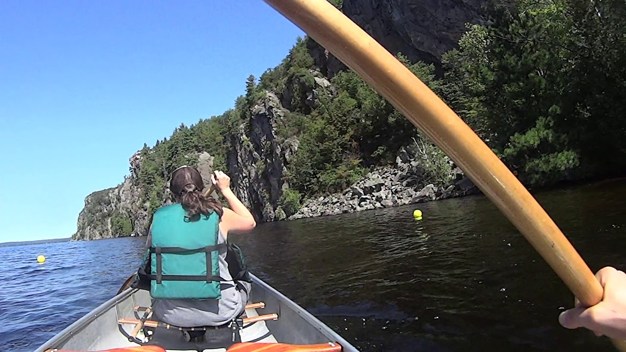 Canoe Camping at Bon Echo Provincial Park - YouTube