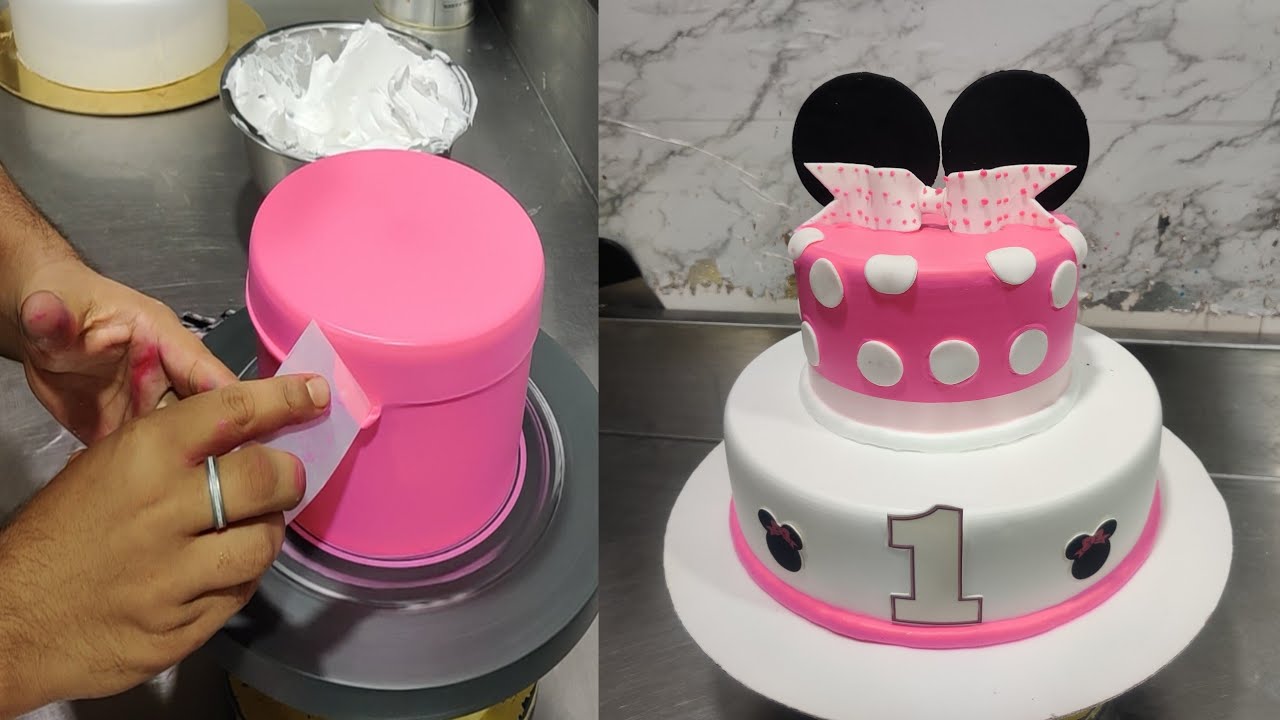 Mickey Mouse Cake Design ( How to Make ) Step Cake | Mickey Mouse Cake ...