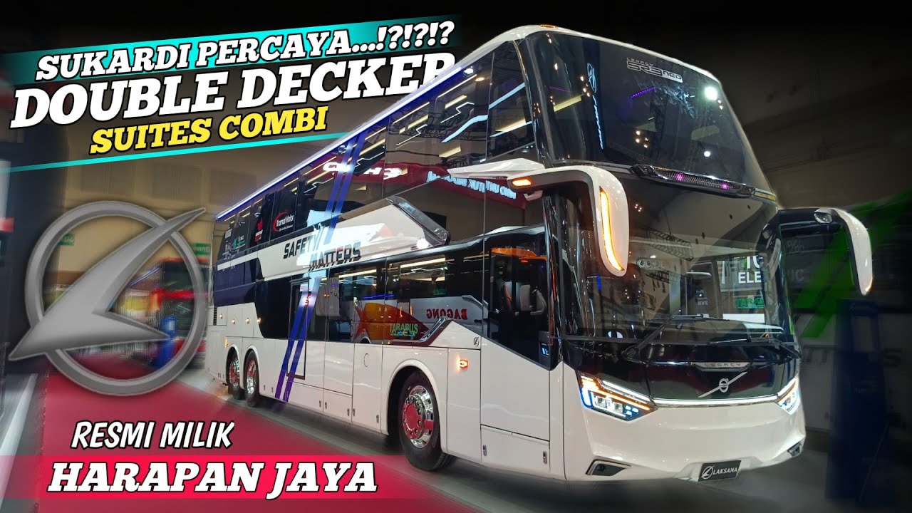 PERTAMA DI INDONESIA BUS HARAPAN JAYA TERBARU LEGACY SR3 NEO DOUBLE ...