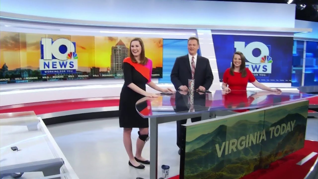 10 News unveils brand-new studio - YouTube