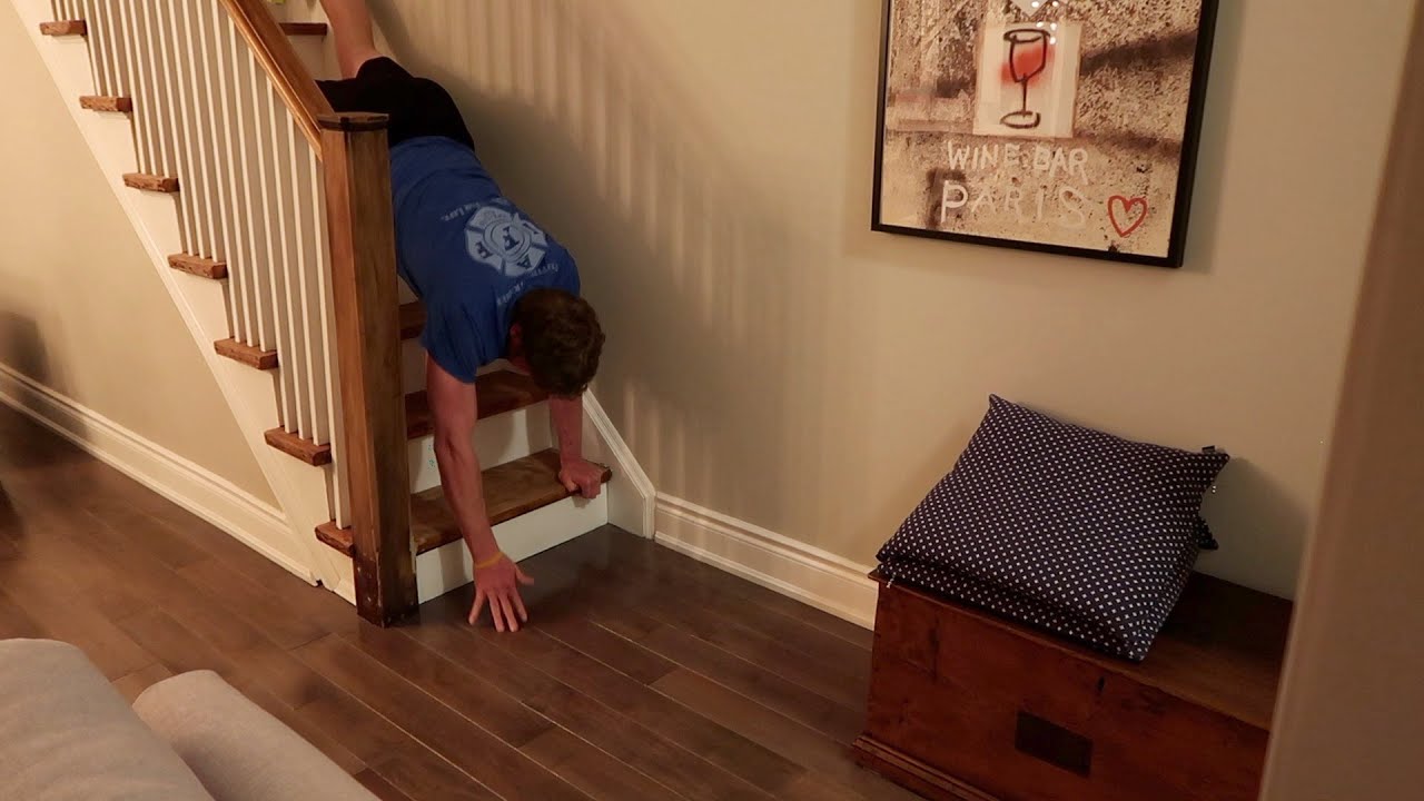At-Home Strength Challenge with Stairs! - YouTube
