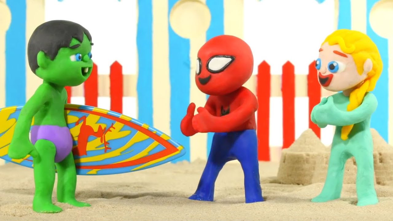 Surfing In The USA ★ Stop Motion Cartoons - YouTube