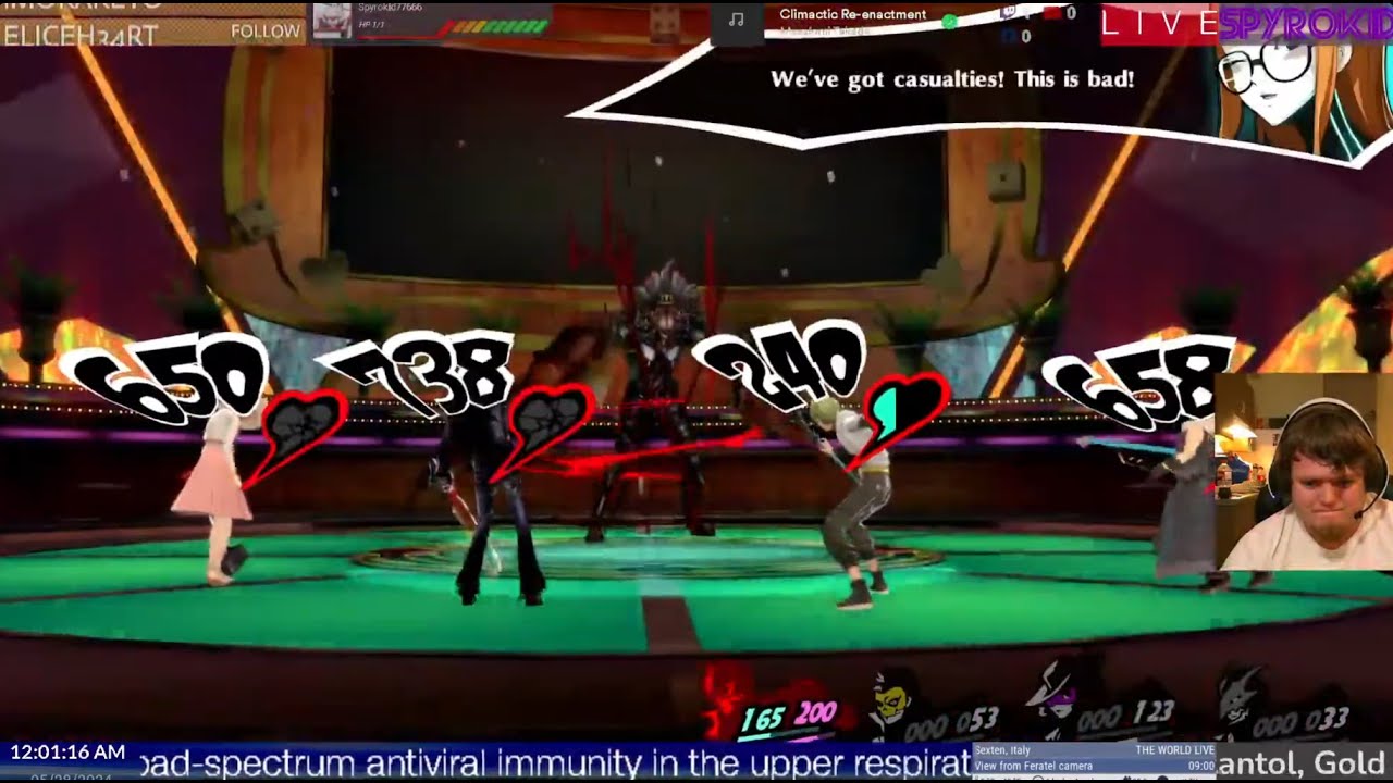 Boss Battle #40: Sae Niijima - Persona 5 Royal: Hard Mode, 5*HP, Half ...