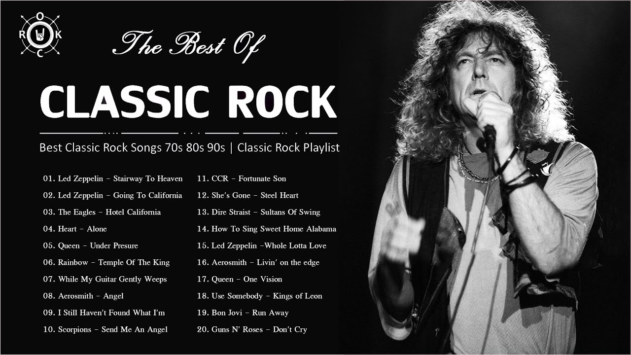 Classic Rock Playlist 70s 80s and 90s | Classic Rock Songs Of 70s 80s ...
