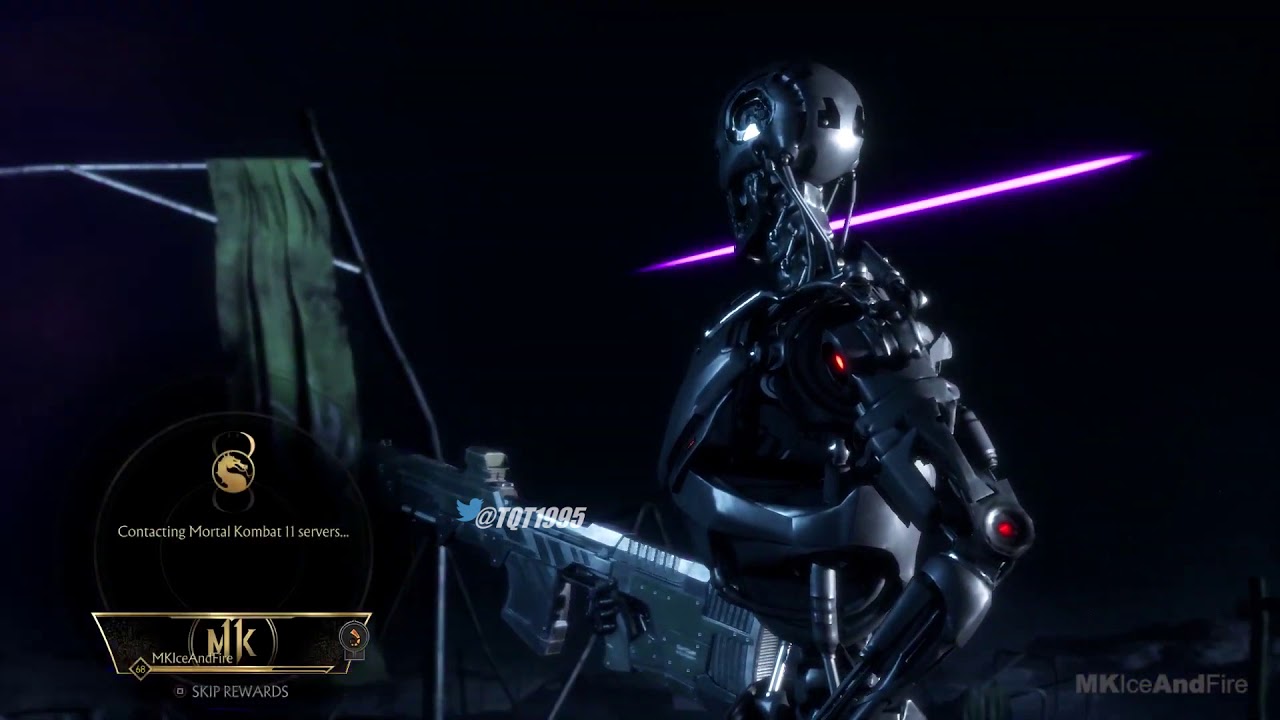 Terminator 2 Sounds in Mortal Kombat 11 Terminator's Outro #MK11 # ...