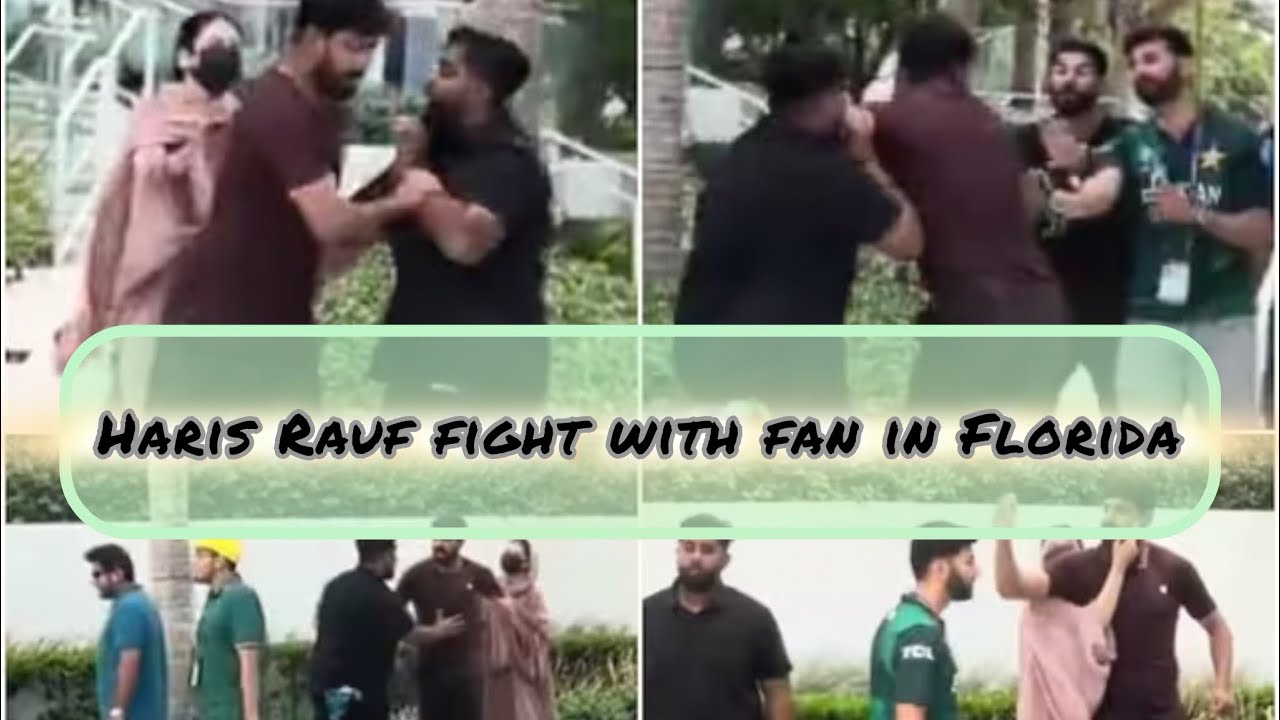 Haris Rauf fight incident in USA | who’s right and who’s wrong ...