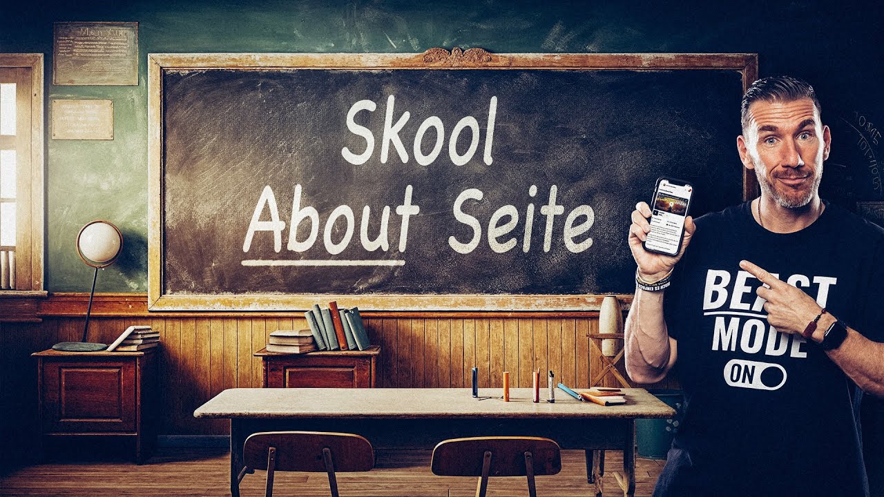 Die Skool Aboutseite (richtig anlegen) - YouTube
