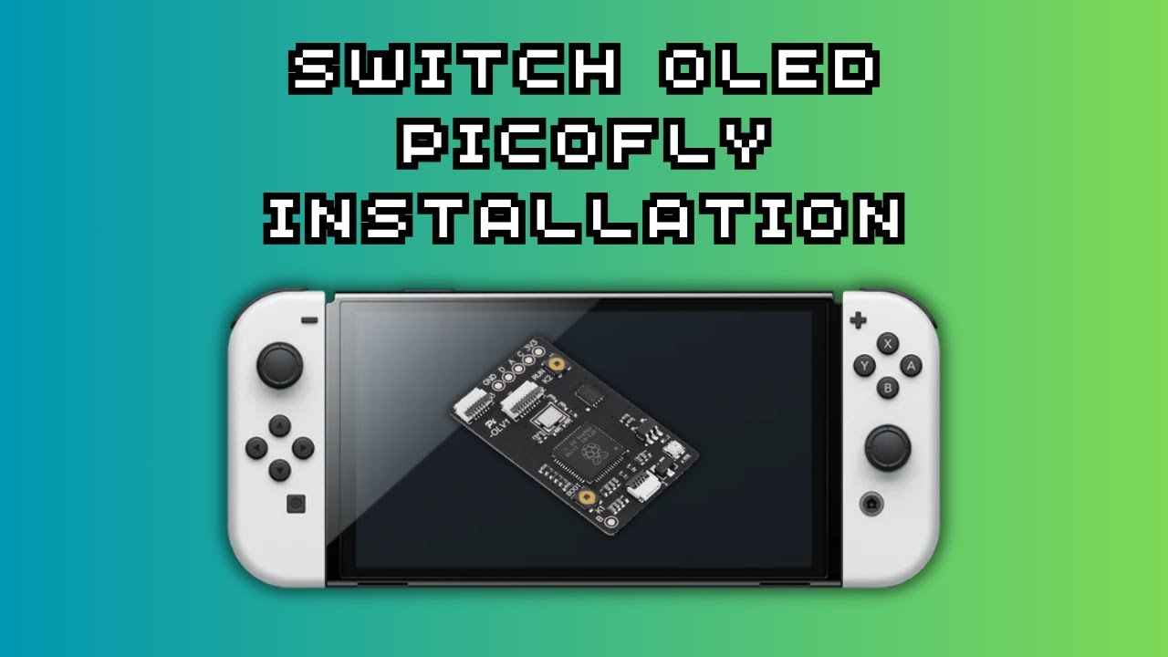Switch OLED Picofly Modchip Installation (Kamikaze Method) - YouTube