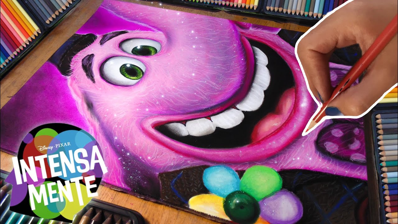 COMO DIBUJAR A BING BONG INTENSAMENTE POSTER REAL(DISNEY PIXAR)HOW TO ...