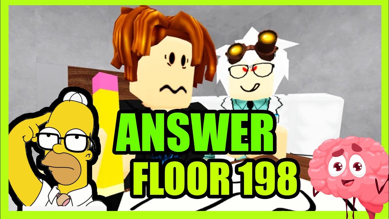 Roblox IQ TEST Answer for Floor 198 (by Cranky Games) - YouTube