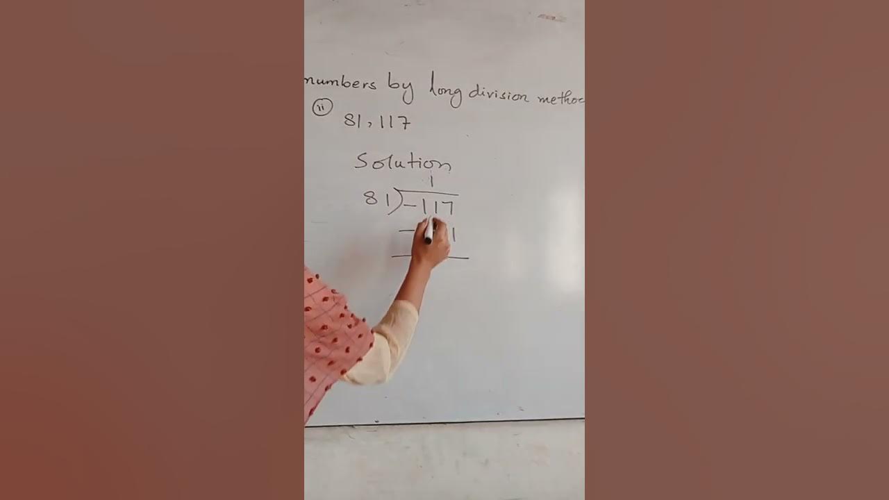 HCF: long division method. - YouTube