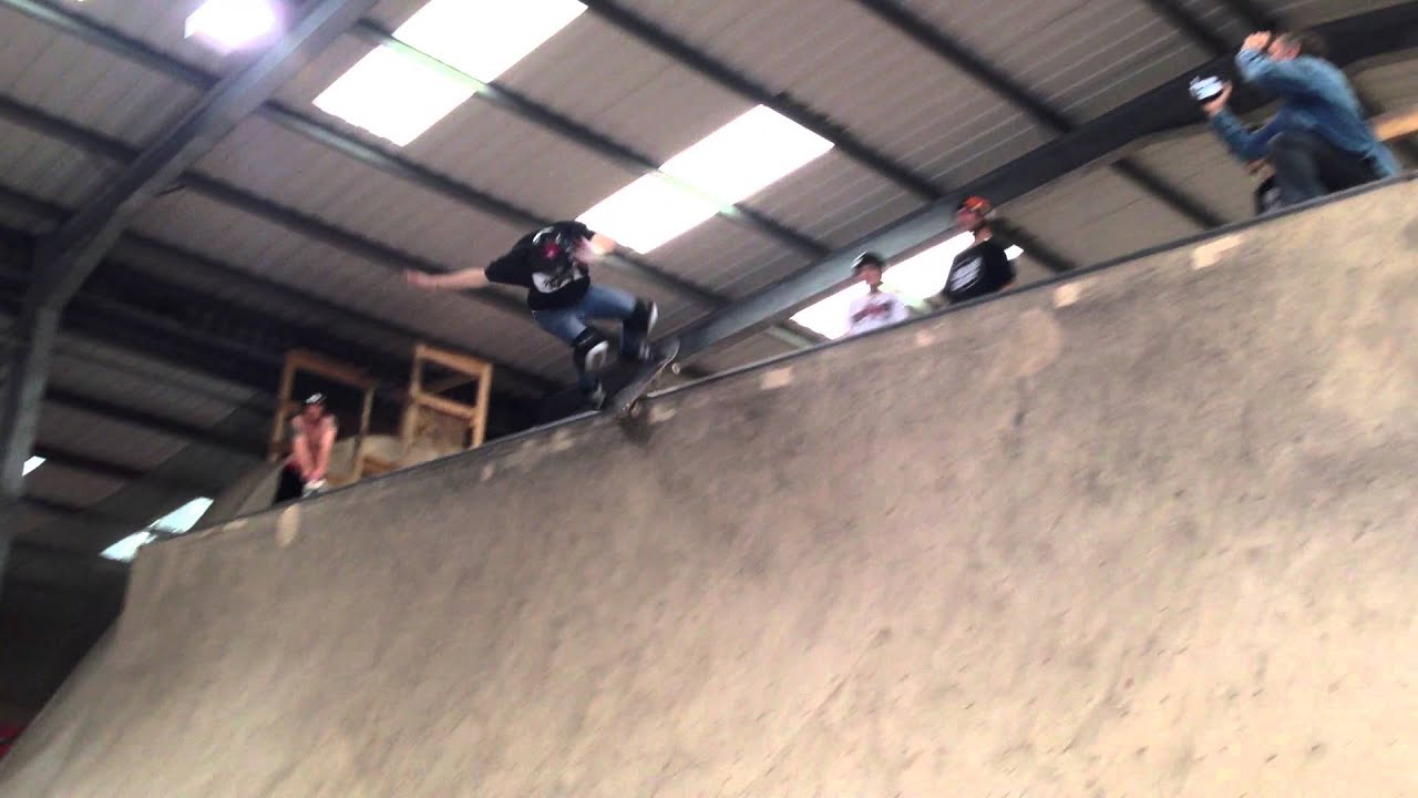 Jake Anderson Vert Skating - Alley-oop Hurricane Grind - YouTube