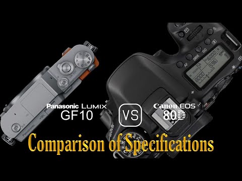 Panasonic Lumix GF10 vs. Canon EOS 80D: A Comparison of Specifications ...