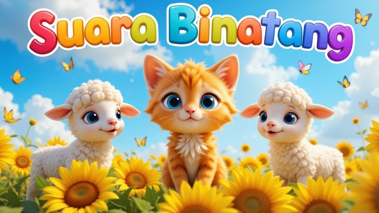 SUARA HEWAN | ANAK AYAM PIYIK PIYIK | 5 BEBEK KECIL BERMAIN | CIT CIT ...