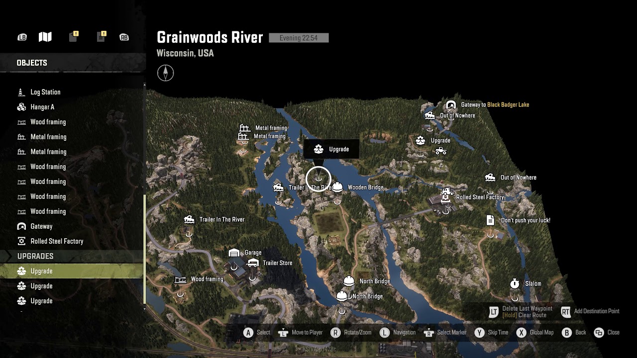 🚛 SnowRunner | Grainwoods River WI | Full Map w/ Upgrades | Wisconsin ...