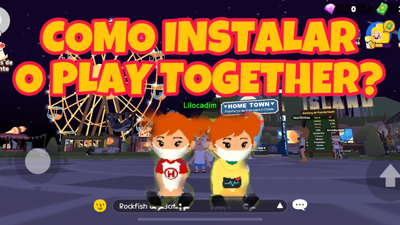 COMO INSTALAR O PLAY TOGETHER? - YouTube