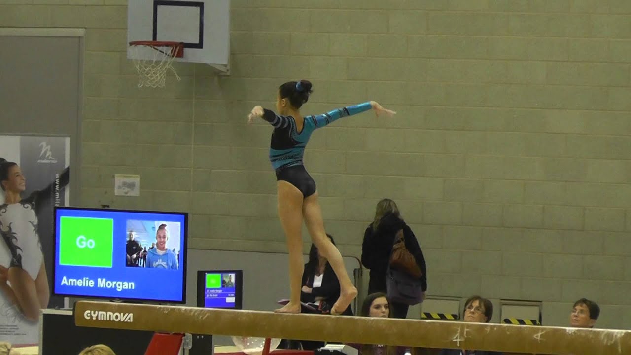 Amelie Morgan - Beam - 2015 English Championships - YouTube