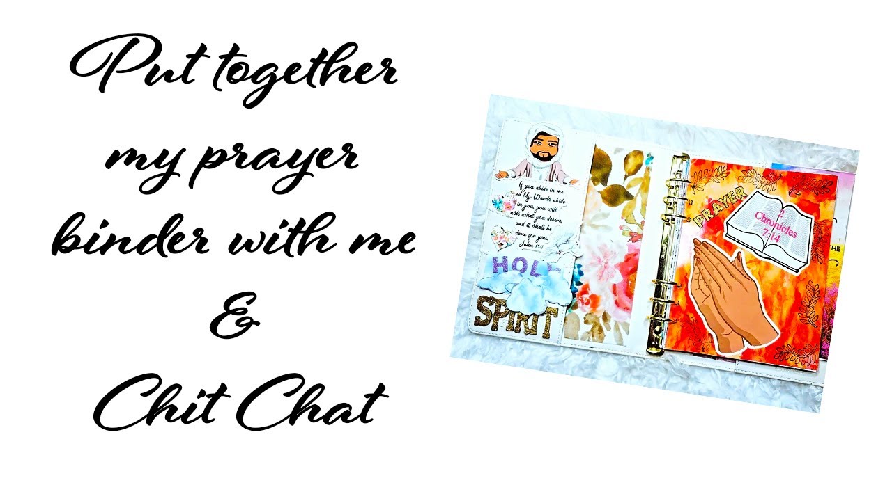 Setup My Prayer Binder with Me | Chit chat & Craft - YouTube